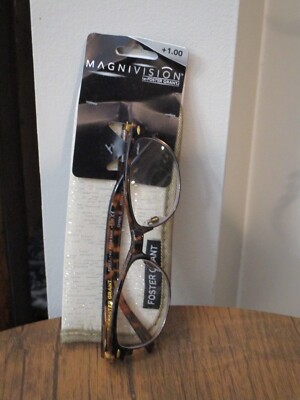 FOSTER GRANT MAGNIVISION +2.75 CLEO TORTOISE ROUND FRAME READING ...