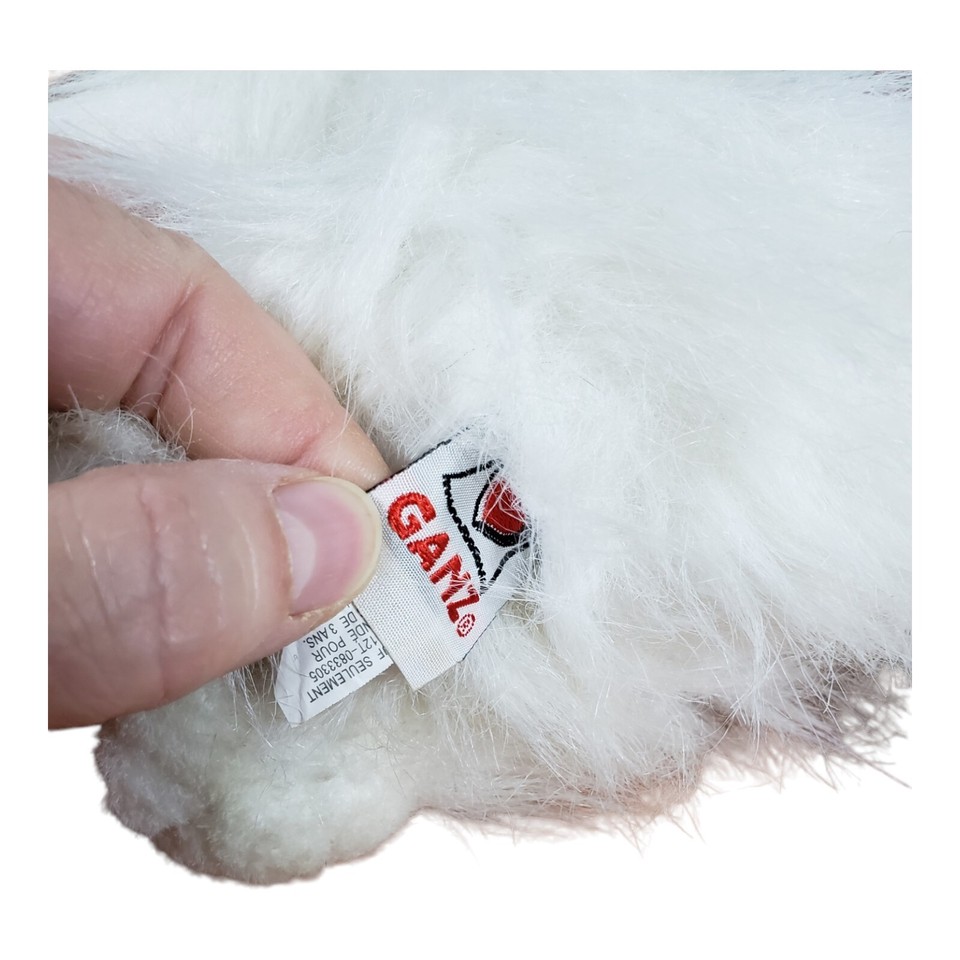 Ganz Webkinz Signature Persian Kitty Cat White Plush Blue Eyed no code ...