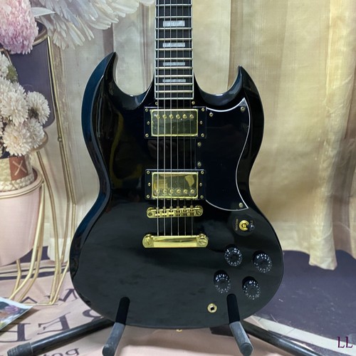 In the USA gold hardware SG 6 string electric guitar in stock actual ...