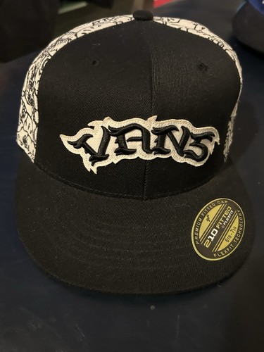 Vans Hat 210Fitted Flexfit 6 7/8-7 1/4 Graffiti Art | eBay