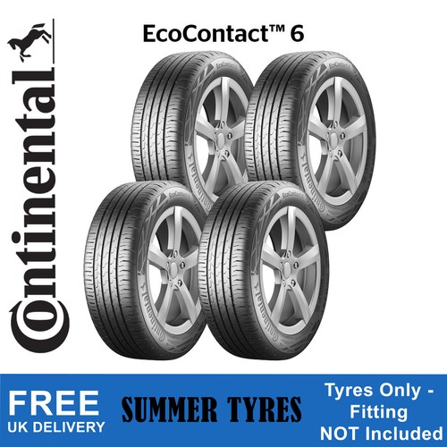 Continental 175/65/R14 Tyres x4 175 65 14 86T XL Ecocontact 6 Summer BB ...