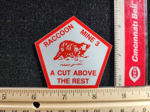 Coal Mine Helmet Sticker Southern Ohio Coal Company Raccoon Mine #3 A ...