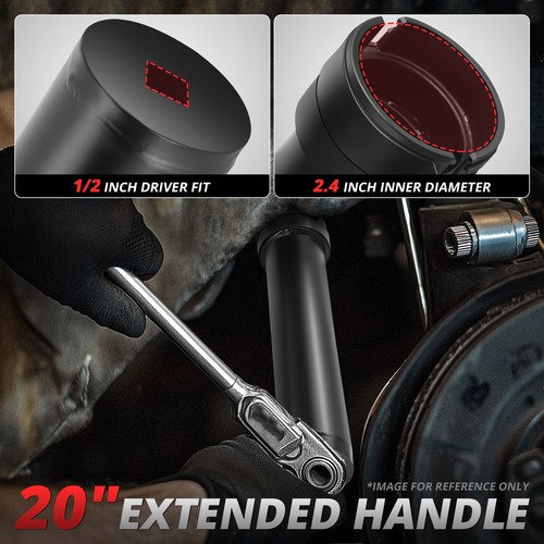 Inner Tie Rod Removal Tool Set w/ 1/2" Drive Tube&Crowfoot Adapters ...
