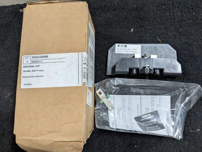 Eaton Disconnect Switch DH030NK Neutral Ground Kit 30-60 Amps, 600V Max ...