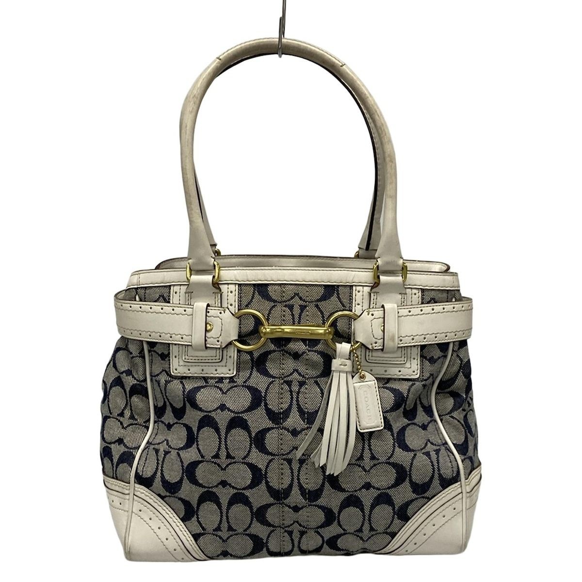 COACH Shoulder Bag Mini Signature Pattern 6377 Khaki … - Gem