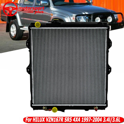 36mm Premium Radiator Fits Toyota Hilux VZN167R Petrol 3.4L 3.6L V6 SR5 ...