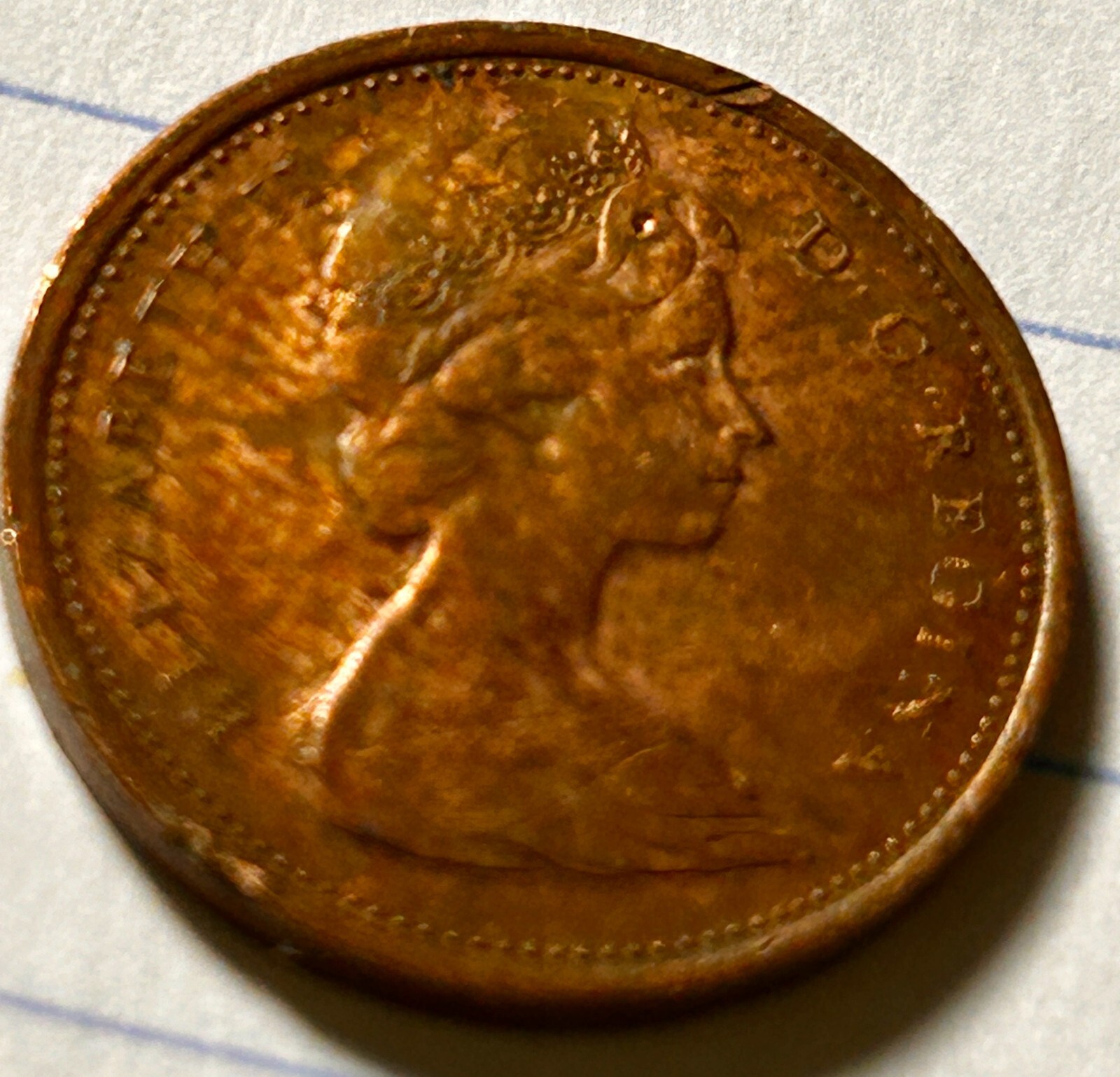 1867-1967 Canadian Penny Elizabeth II Commemorative Cent Canadian Penny ...