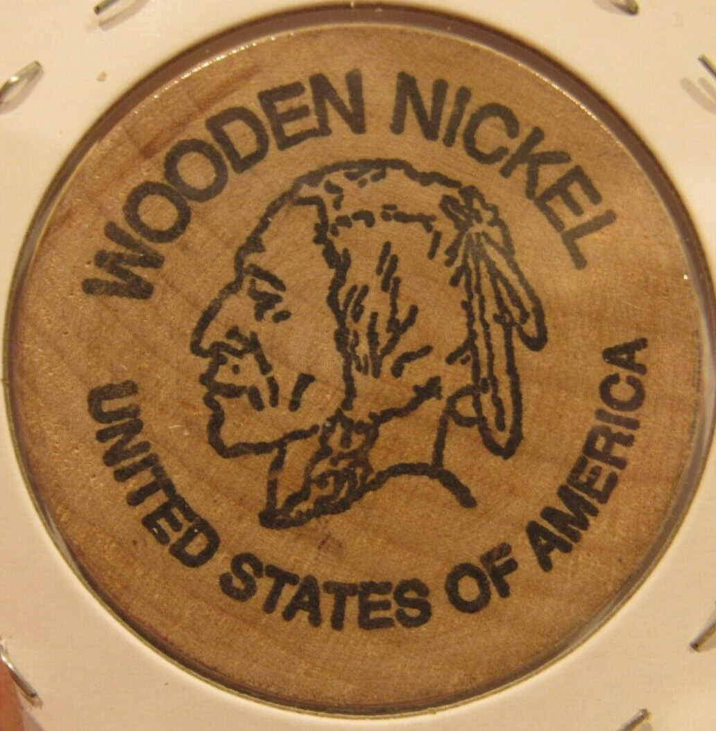 Vintage L.G. Leabow Jr. Middlesboro, KY Wooden Nickel - Kentucky Token ...