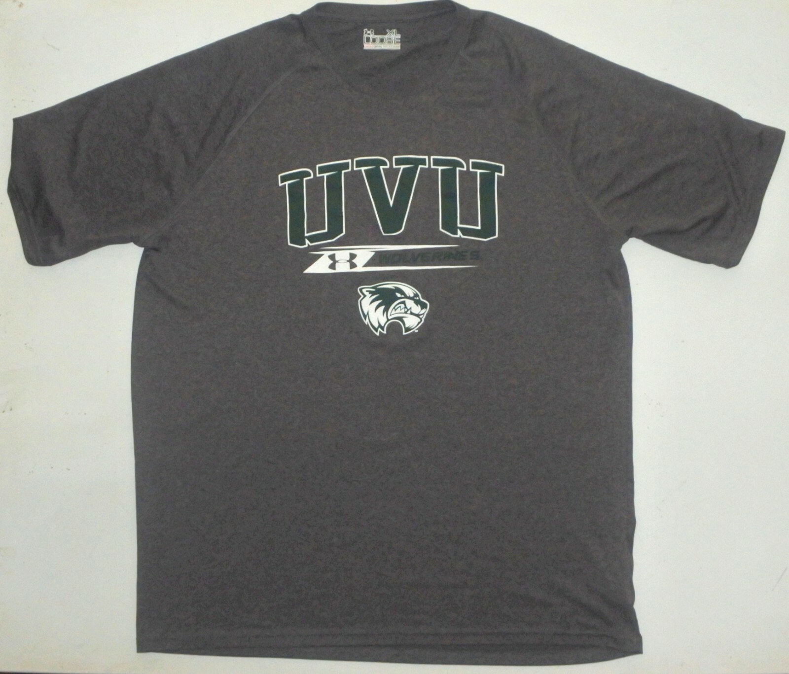 Mens XL Under Armour Utah Valley University UVU SS Tee Shirt Loose ...