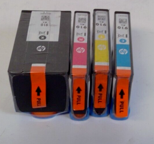 Genuine OEM HP 910XL SET 4 ( BYMC) Ink Bulk Packaging FREE SHIPPING | eBay