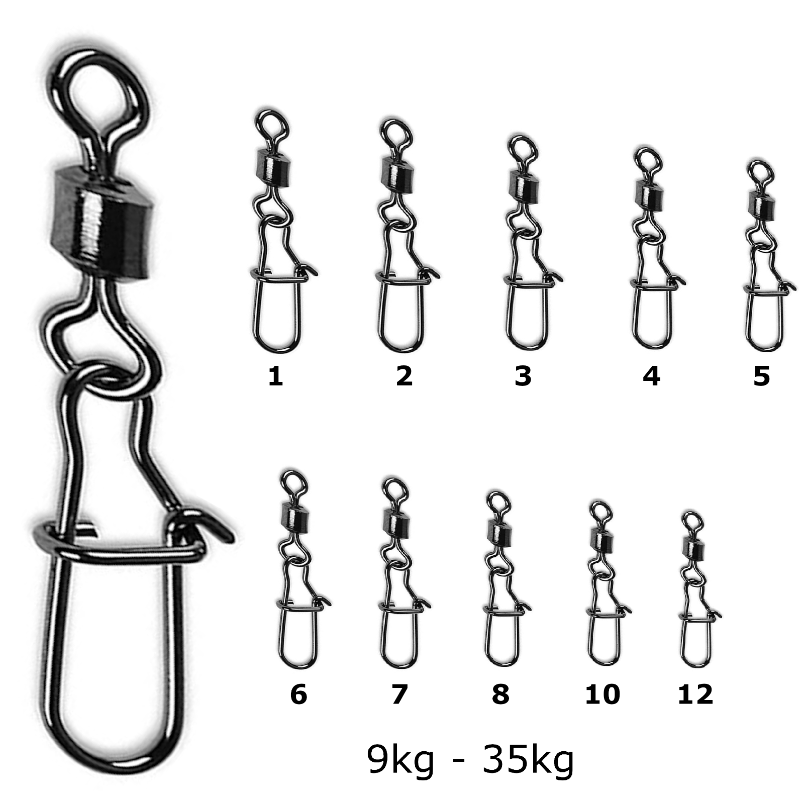 Angelwirbel Tönnchenwirbel Karabiner Wirbel Powerwirbel Duo Lock Snap ...