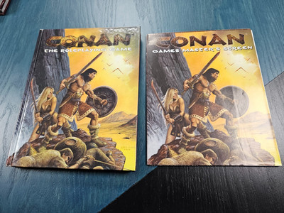 Conan the Roleplaying Game D20 and Screen Mongoose Publishing - Great ...