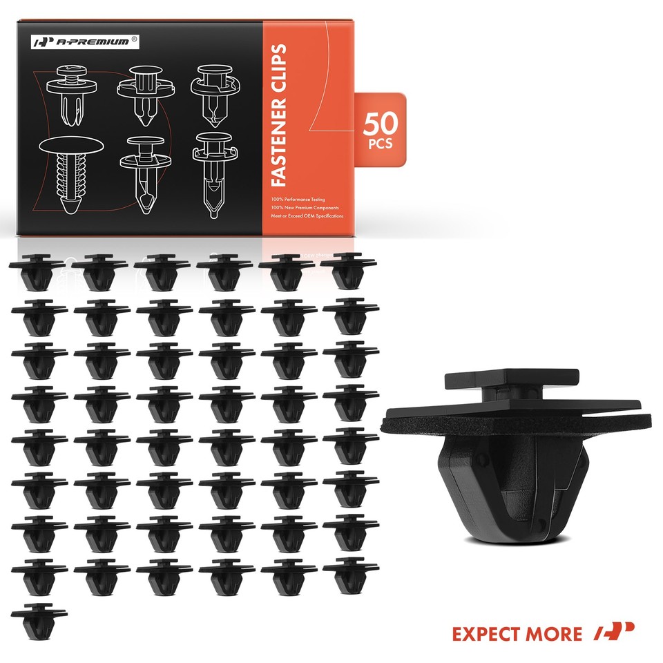 A-Premium 50Pcs Nylon Body Side Moulding Clip Retainer Fasteners for ...