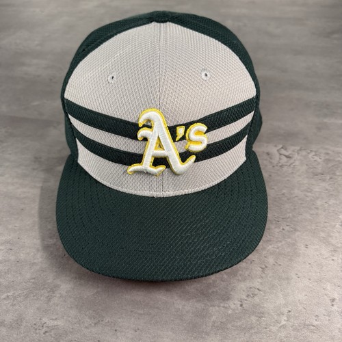 Oakland A's Athletics Hat New Era Cap 7 7/8 Green Stripe 2015 All Star ...