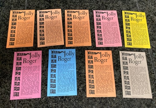 Lot of 9 Vintage Disney Pirates of the Caribbean Jolly Roger Fortune ...