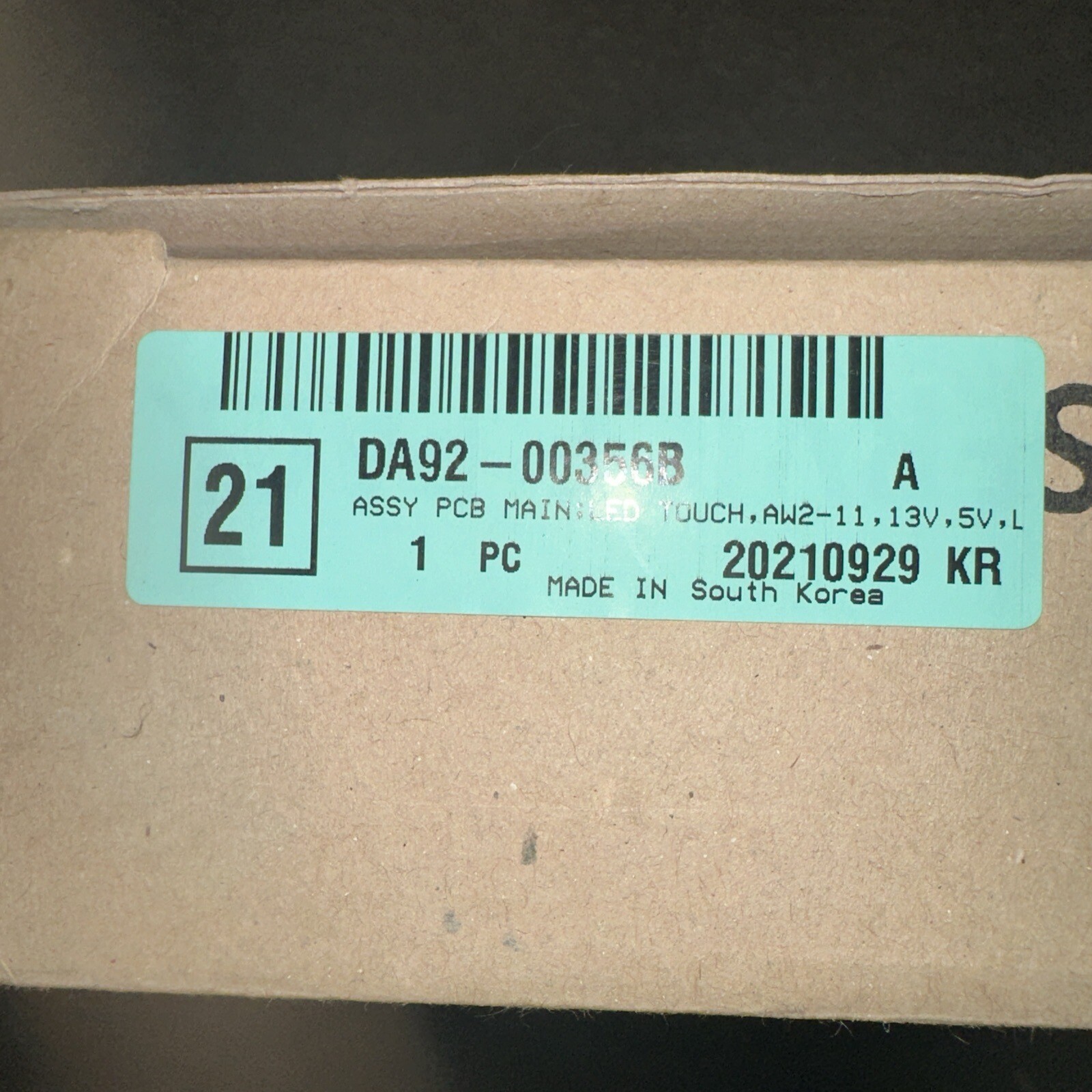 OEM Samsung Main Board Refrigerator Da92-00356b Rfg297hdwp Rfg29phdbp ...