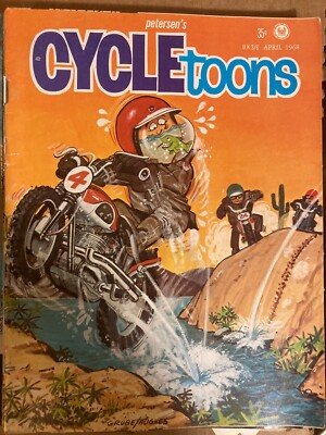 Cycle CARtoons April 1968 Comic Magazine | eBay