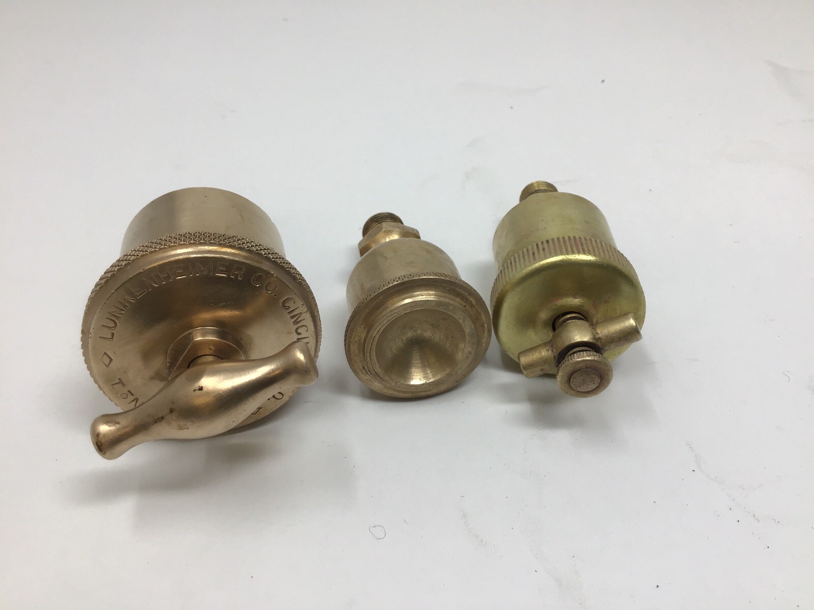 Lunkenheimer Marine No.1 Brass Grease Cup Lubricator Steam Hit & Miss ...