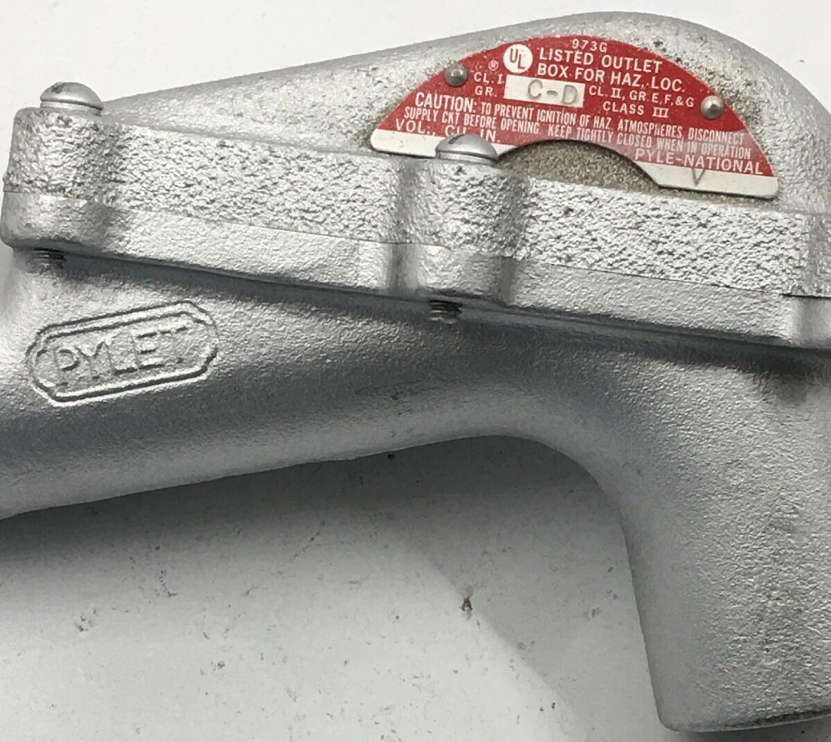 V-LBH50 PYLET EXPLOSIONPROOF DUST-IGNITION LB 1/2-INCH CONDUIT OUTLET ...