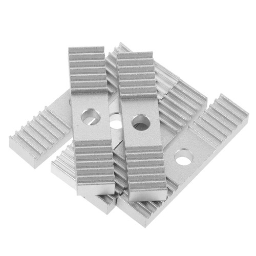 6 Pcs Fixed Sheet Clamping Aluminum Toothed Gear Mount Block Timing ...