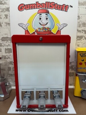 75 Cent Vend NOS 3 Slot Sticker Pokemon Card Vending Machine Sports ...