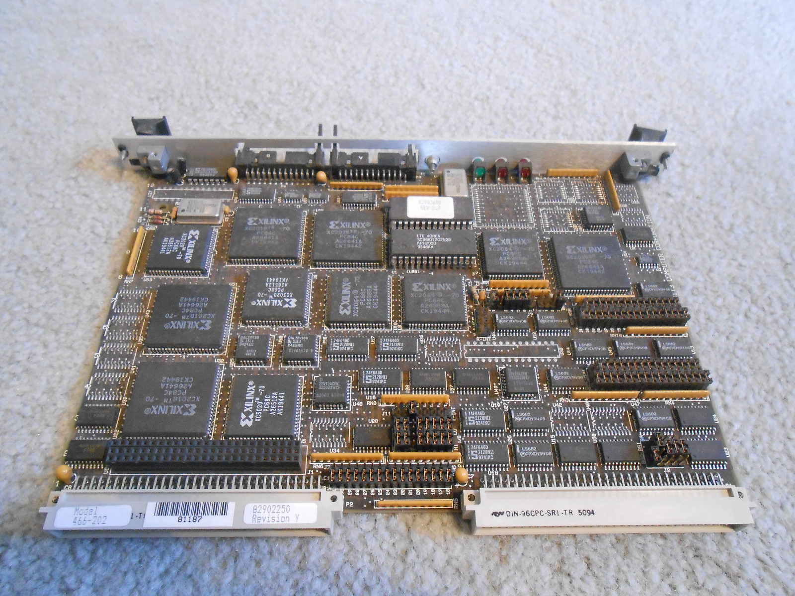 BIT3 COMPUTER CORP/SBS 466-202 VME SUN SBUS TO A32/D32 VMEBUS W/DMA ...