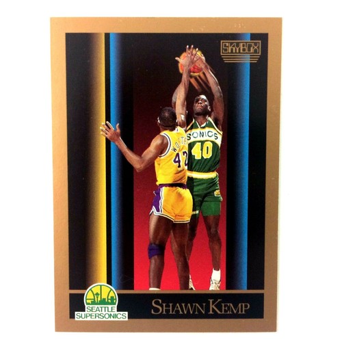 Shawn Kemp 1990-91 Skybox Rookie Card #268 NBA Seattle Supersonics | eBay