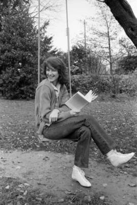 Charlotte RAMPLING in the garden of her house 1980 Old Historic Photo ...
