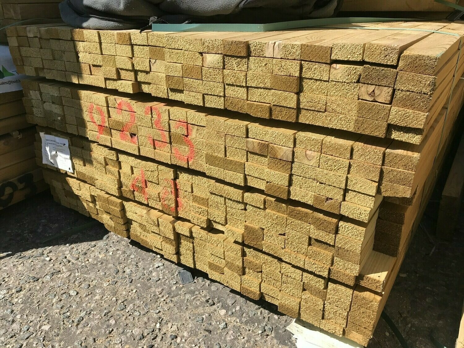 3.6m Roofing Battens Pressure Treated Tile Batten 25mm x 38mm lath ...