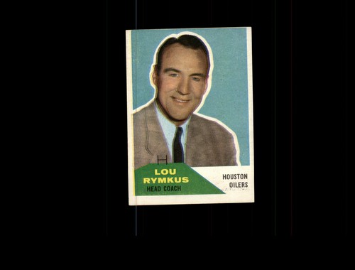 1960 Fleer 80 Lou Rymkus CO POOR #D952713 | eBay