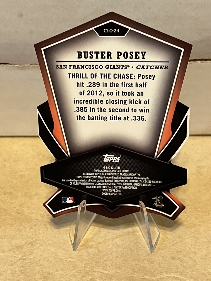 2013 Topps - Cut to the Chase CTC-24 Buster Posey - San Francisco ...