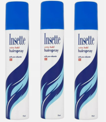 Insette Extra Hold Hair Spray With Pro-Vitamin Firm Hold Hair Care ...