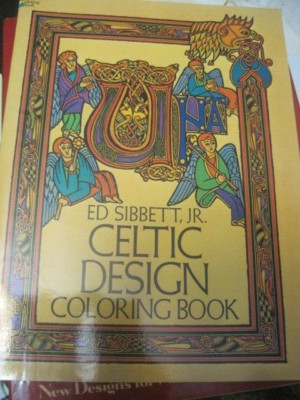 Celtic Design Coloring Book (Dover Design Coloring Books) by Ed Sibbett ...