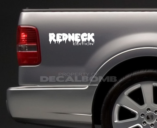 Redneck Edition Decal Set dripping windshield decal / sticker 4x4 ...
