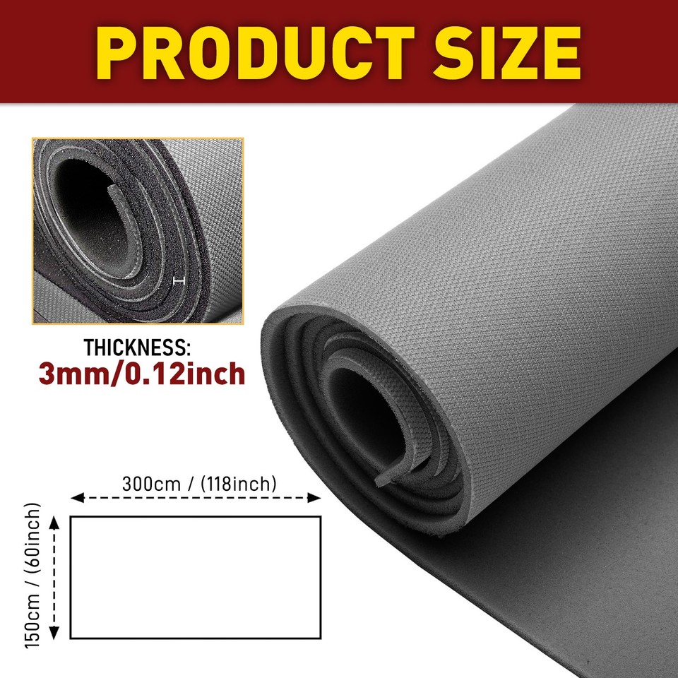 High Quality Knit Headliner Fabric Foam Backing Replace For Jeep Grand ...