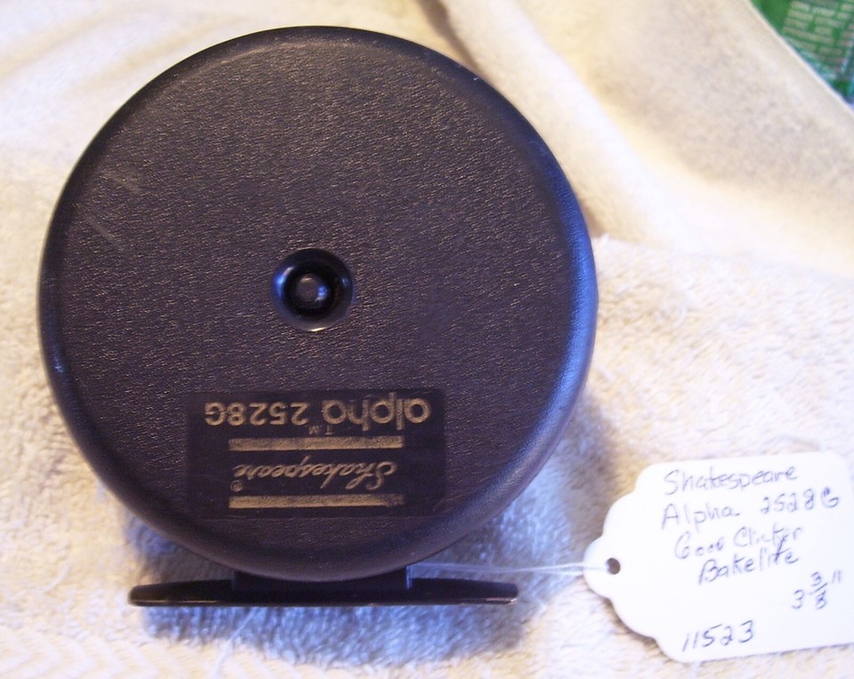 11523 SHAKESPEARE ALPHA 2528G FLY REEL SMOOTH SEE TAG BAKELITE | eBay