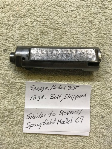 Savage Model 30F 12 ga gun parts; Bolt stripped, also Stevens 67. | eBay