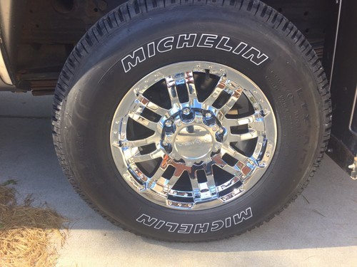 17x8.5 Wheel Rim Vision Warrior 375 Chrome 18mm 8x165.1 for sale online ...