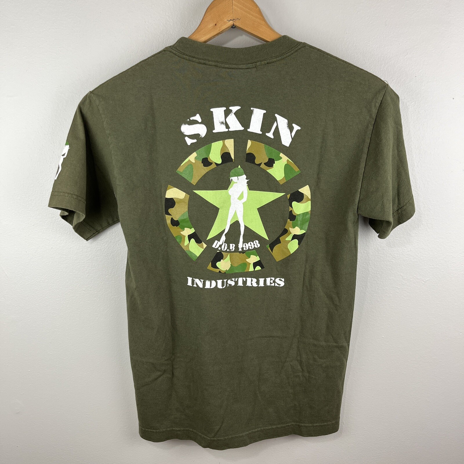 Vtg Skin Industries Female Body Silhouette Camo Army … - Gem