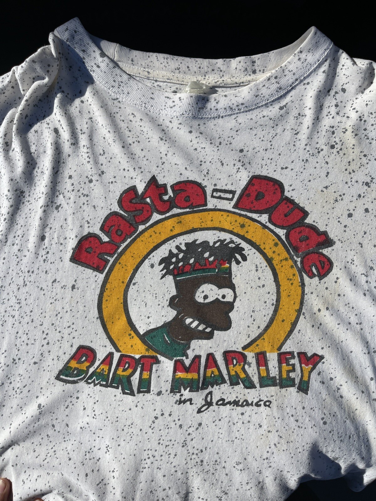 Rare True Vintage 80's 90's Bart Simpson Bart Marley … - Gem