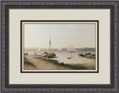 Thomas Bangs Thorpe Scene in Long Island Custom Framed Print | eBay