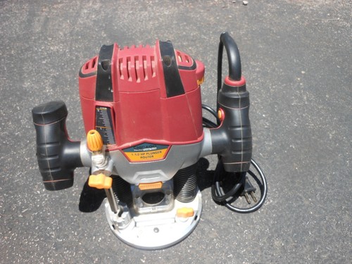 chicago electric 1-1/2HP variable speed plunge router 67119 gBo | eBay