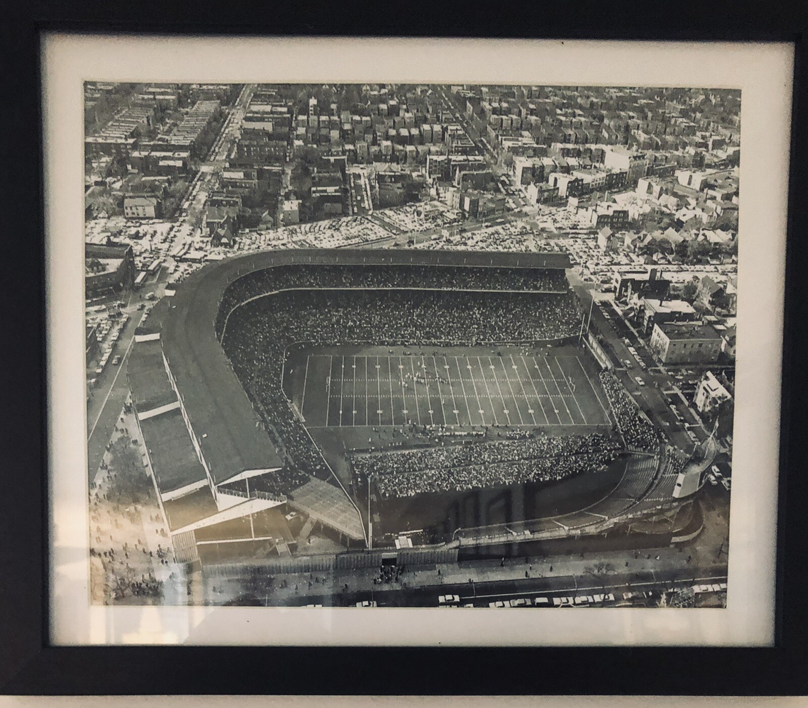Chicago Bears Wrigley Field Framed 8x10 Black and White Photo Chicago ...