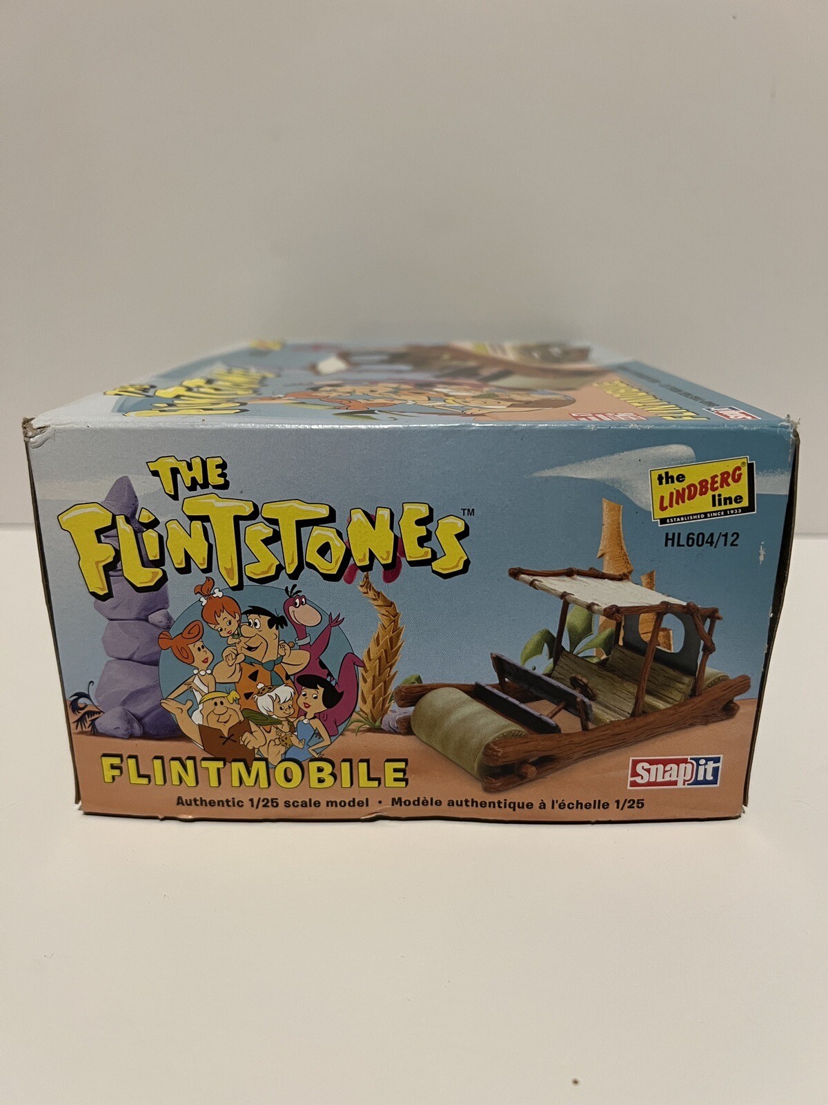 The Flintstones Flintmobile Snap Plastic Model Kit 1/25 Lindberg Hl604 ...