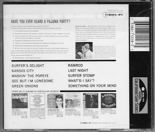 Surfers Pajama Party by Surf Stompers CD BRUCE JOHNSTON 731867122825| eBay