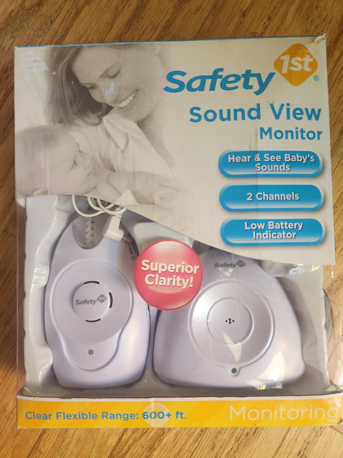 Safety 1st Sound View Monitor 08021 2-channel Baby Monitoring System ...