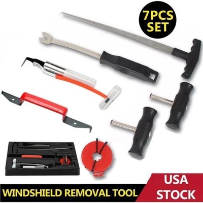 Set of 7 Professional Auto Windshield Wind Glass Removal Tool Kits ...