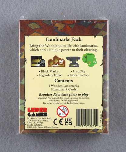 Root: Landmarks Pack - Board Game Tokens Sealed Brand New Leder Games ...