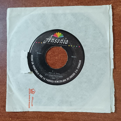 Joe Valle Y Su Orquesta ‎– Y / Mi Engaño Vinyl 7" Single 45 RPM Latin ...