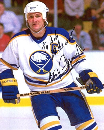 GIL PERREAULT HAND SIGNED 8x10 COLOR PHOTO+COA BUFFALO SABRES TO BOB | eBay